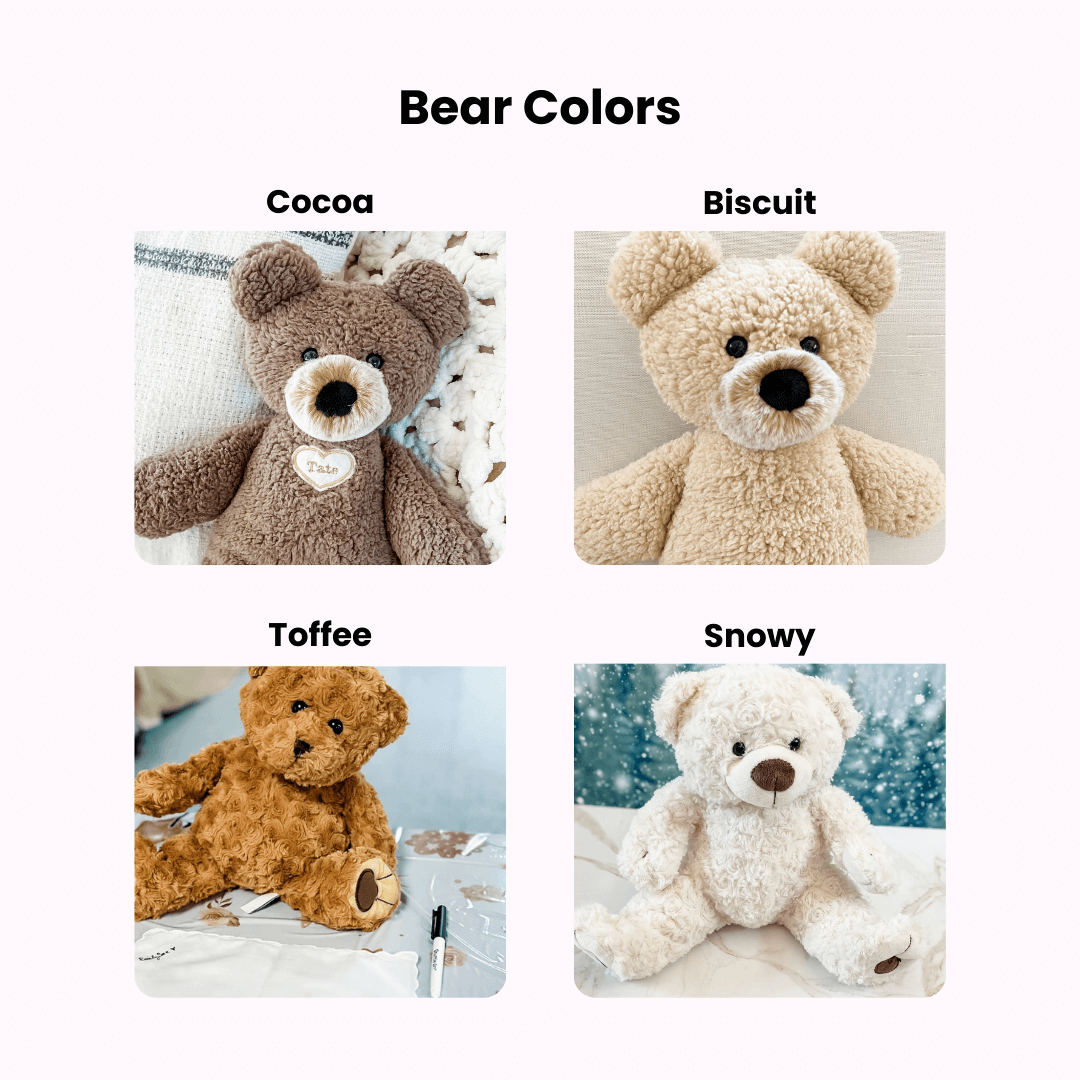 Blessing Bear | Personalized Teddy Bear for Baby Shower – The Graceful Goose