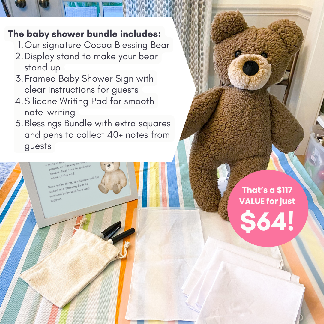 Blessing Bear | Sentimental Gift for New Baby | Prayer Bear – The ...