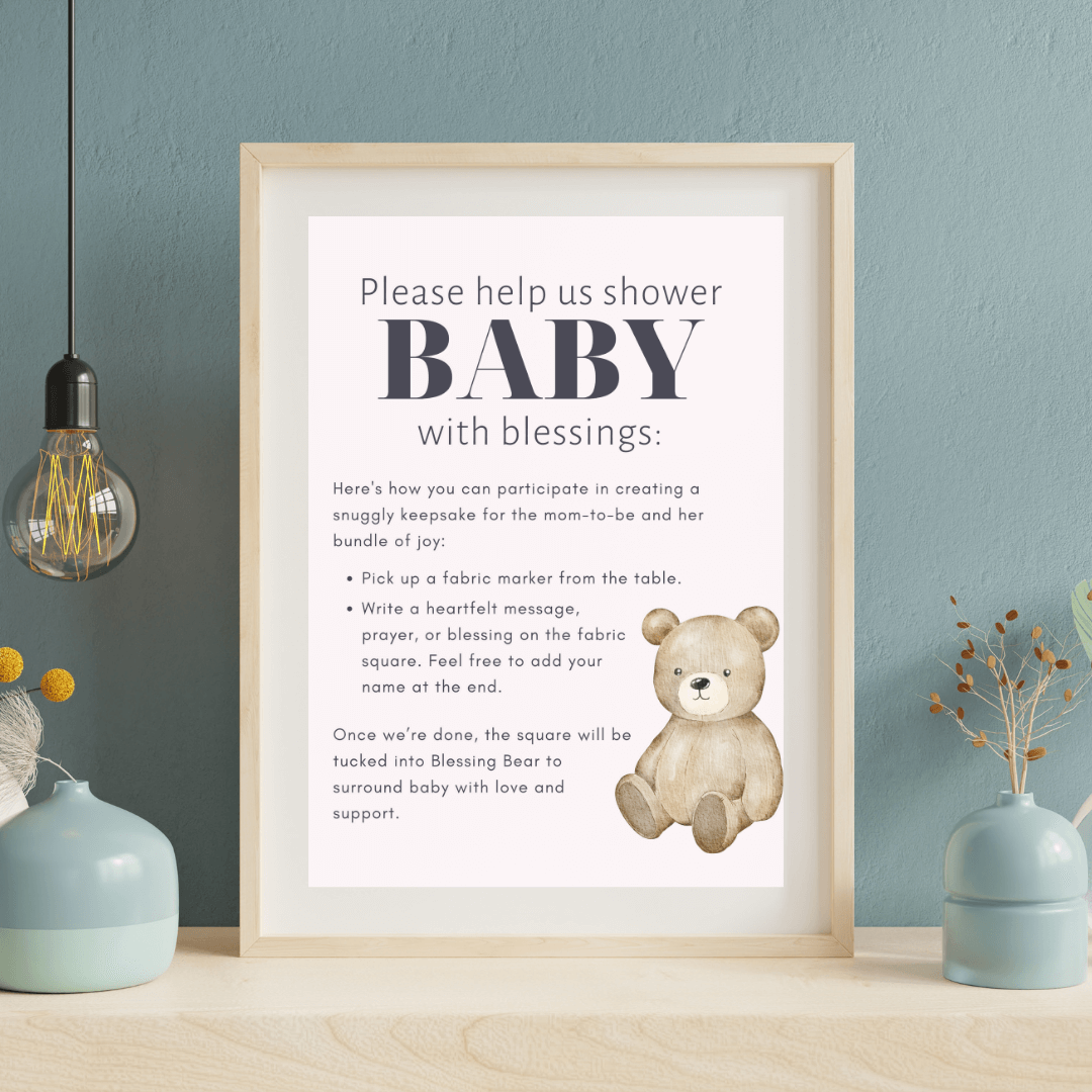 Blessing Bear | Sentimental Gift for New Baby | Prayer Bear – The ...